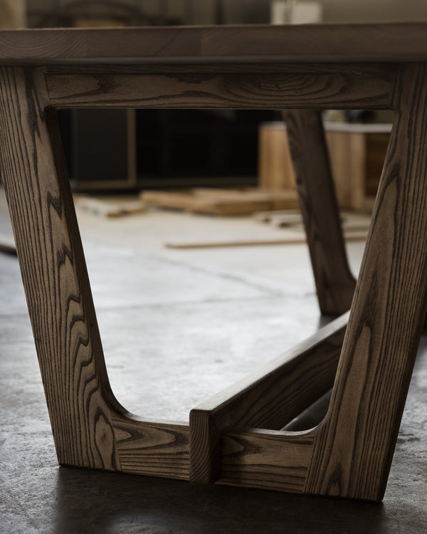 Align Dining Table – Bark & Steel