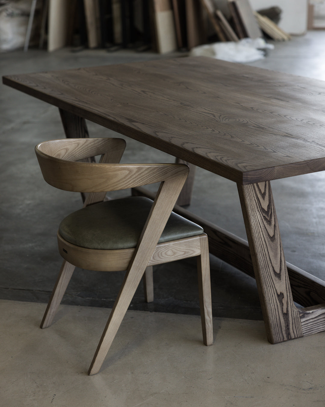 Align Dining Table – Bark & Steel