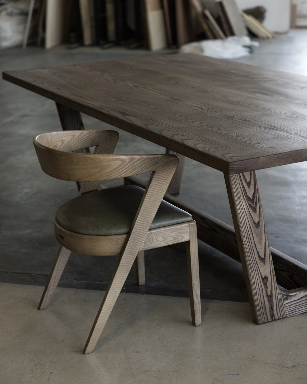 Align Dining Table – Bark & Steel