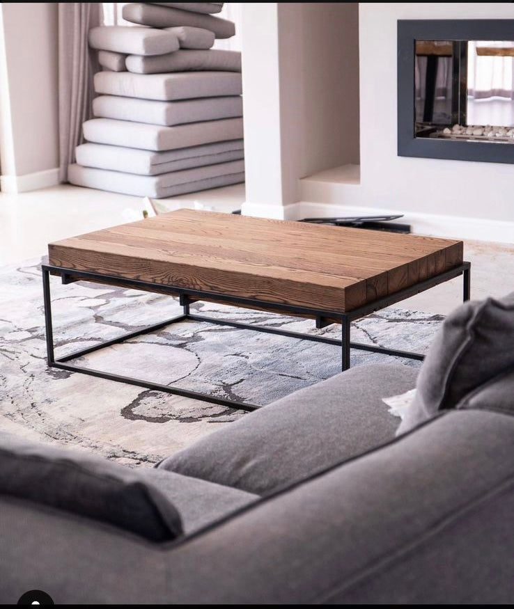 Psillos Coffee Table – Bark & Steel