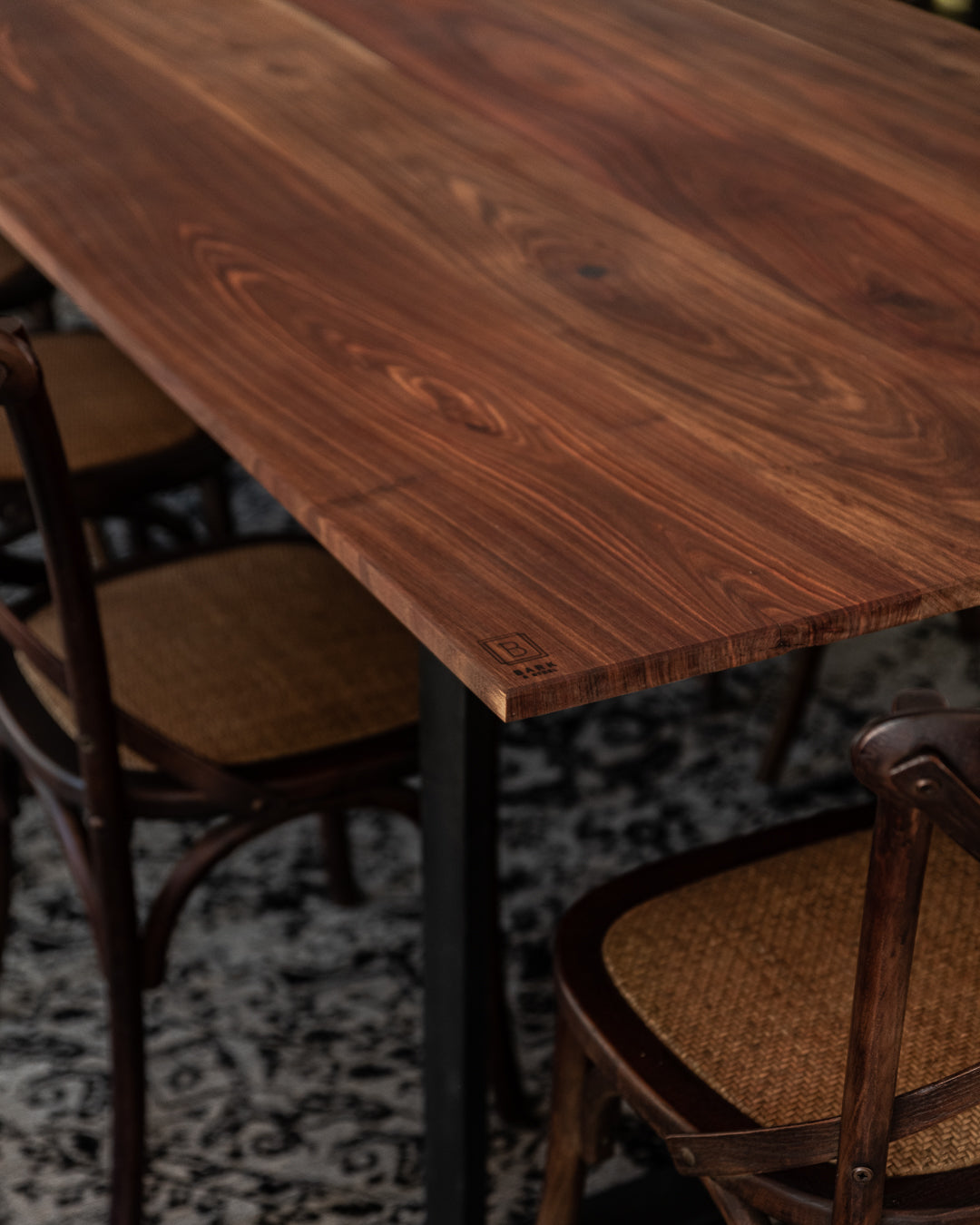 Charles Dining Table – Bark & Steel